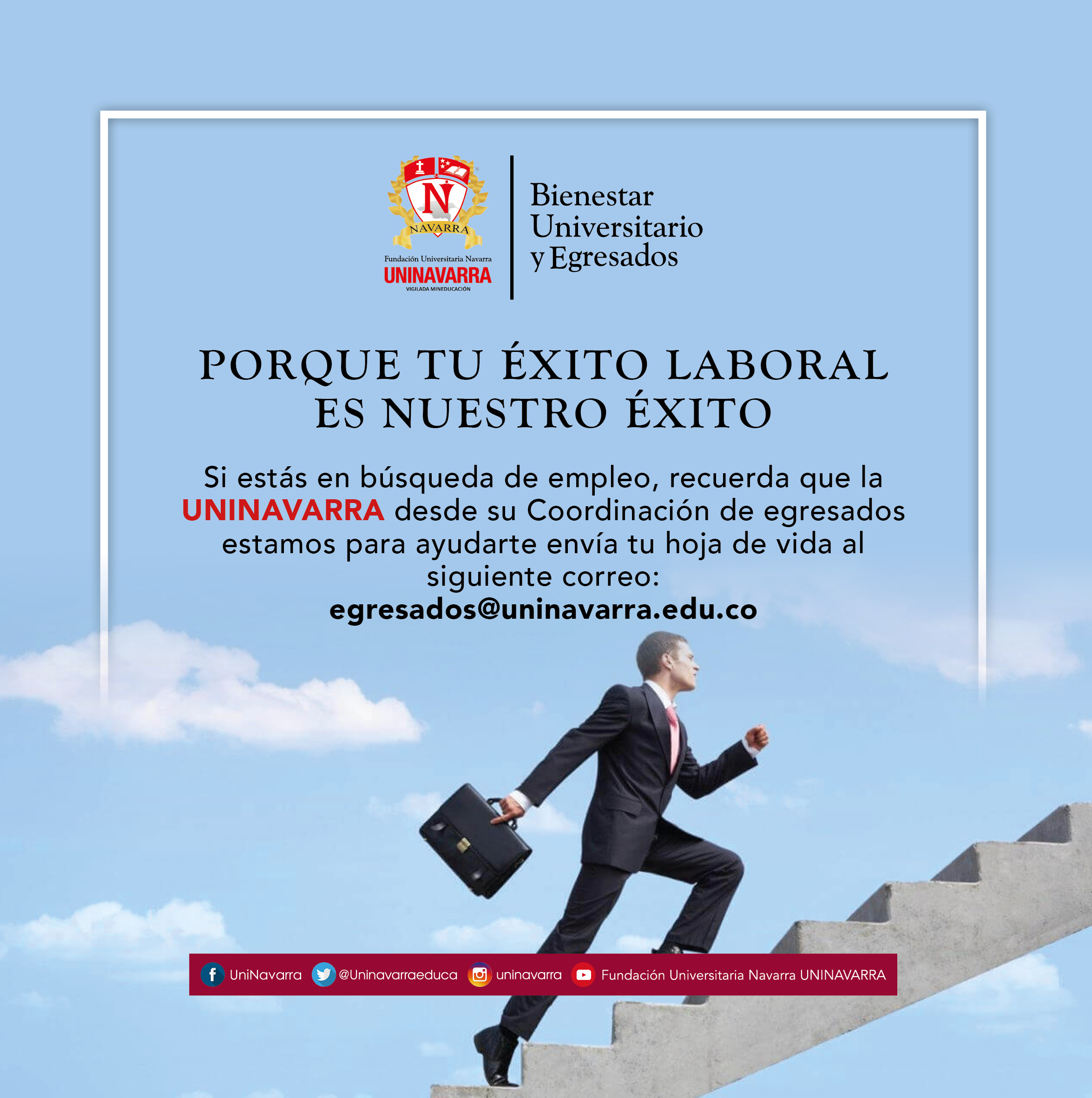 Porque tu éxito laboral es nuestro éxito - Uninavarra