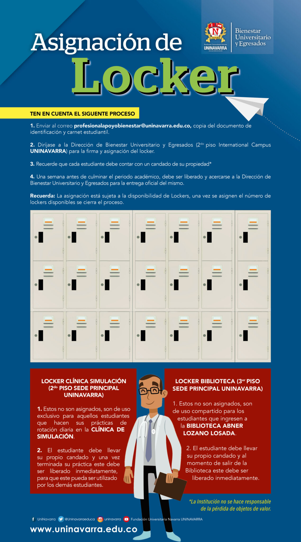 ASIGNACIÓN DE LOCKERS - Uninavarra